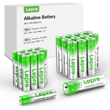 DFITO 1.5V Alkaline AA Rechargeable Battery Cell, 16PCS - Walmart.com