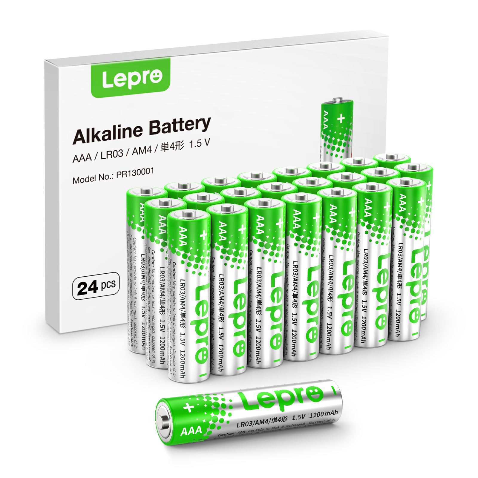 Go Green Alkaline Battery, AAA, 48-Pack - Walmart.com