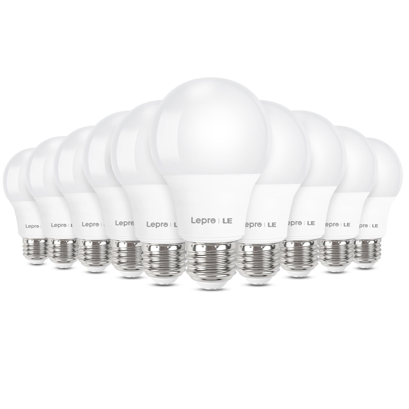 Lepro LED Light Bulbs 60 Watt Eqv Annual Save $6.12 per, Soft White ...