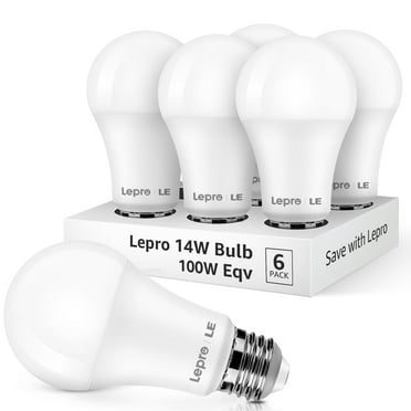QYUN-A19 Led Light Bulbs, 60 Watt Equivalent 2700K Soft White Led Bulb, 800Lumen Light Bulb 8.5W ...