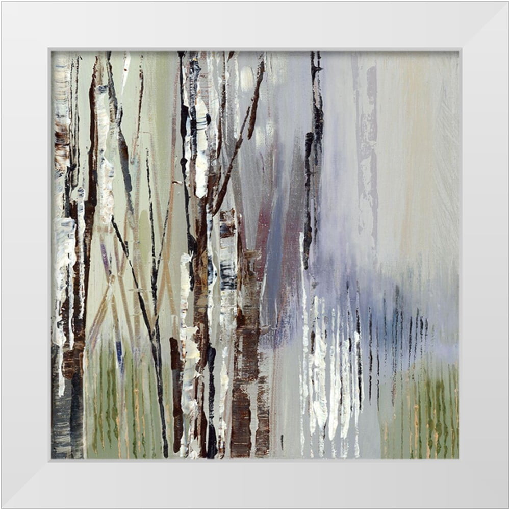 Lera 20x20 White Modern Wood Framed Museum Art Print Titled - Purple Rain I - Walmart.com