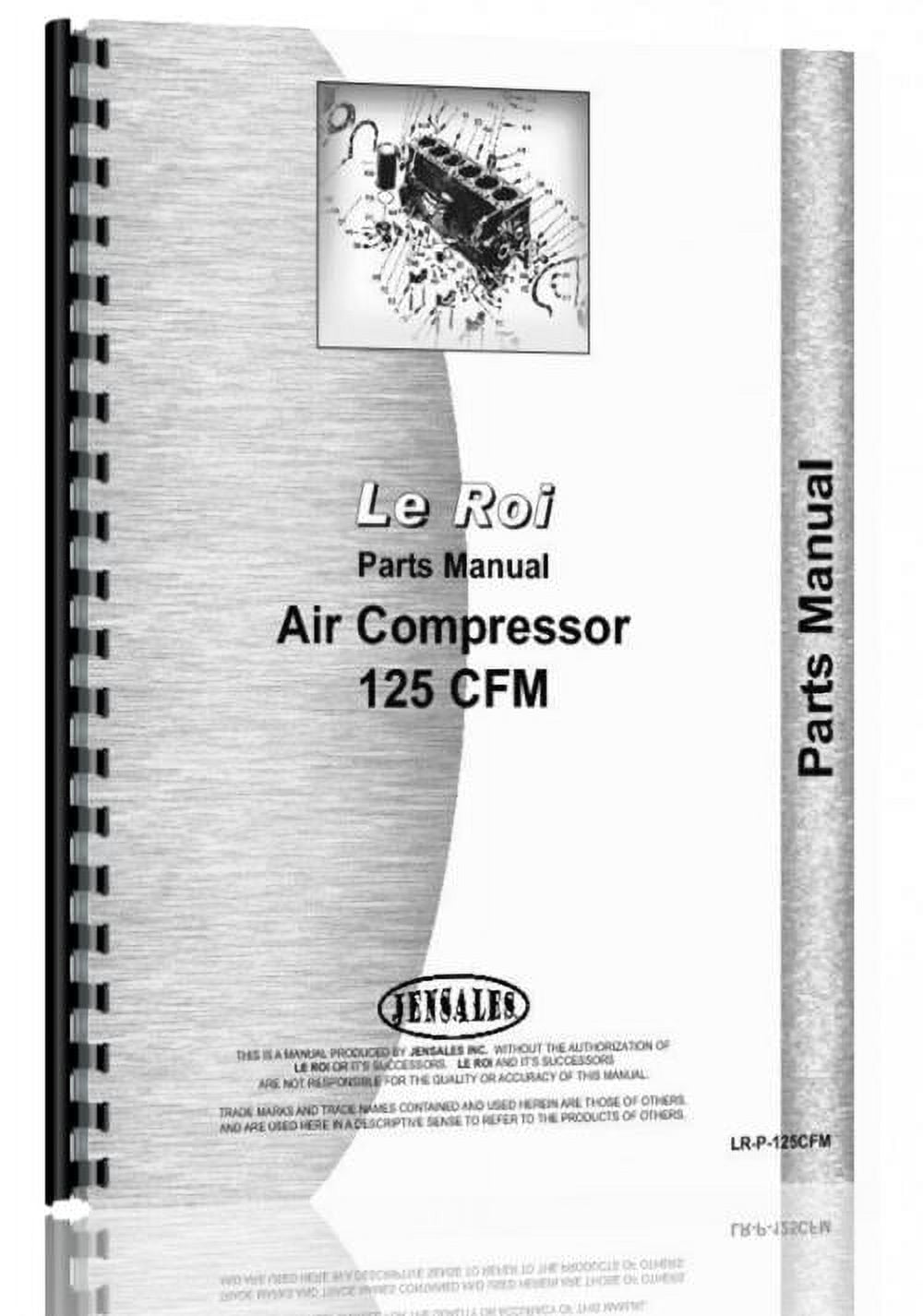 Leroi 125 Tract Air Tractor & Air Compressor Parts Manual - Walmart.com