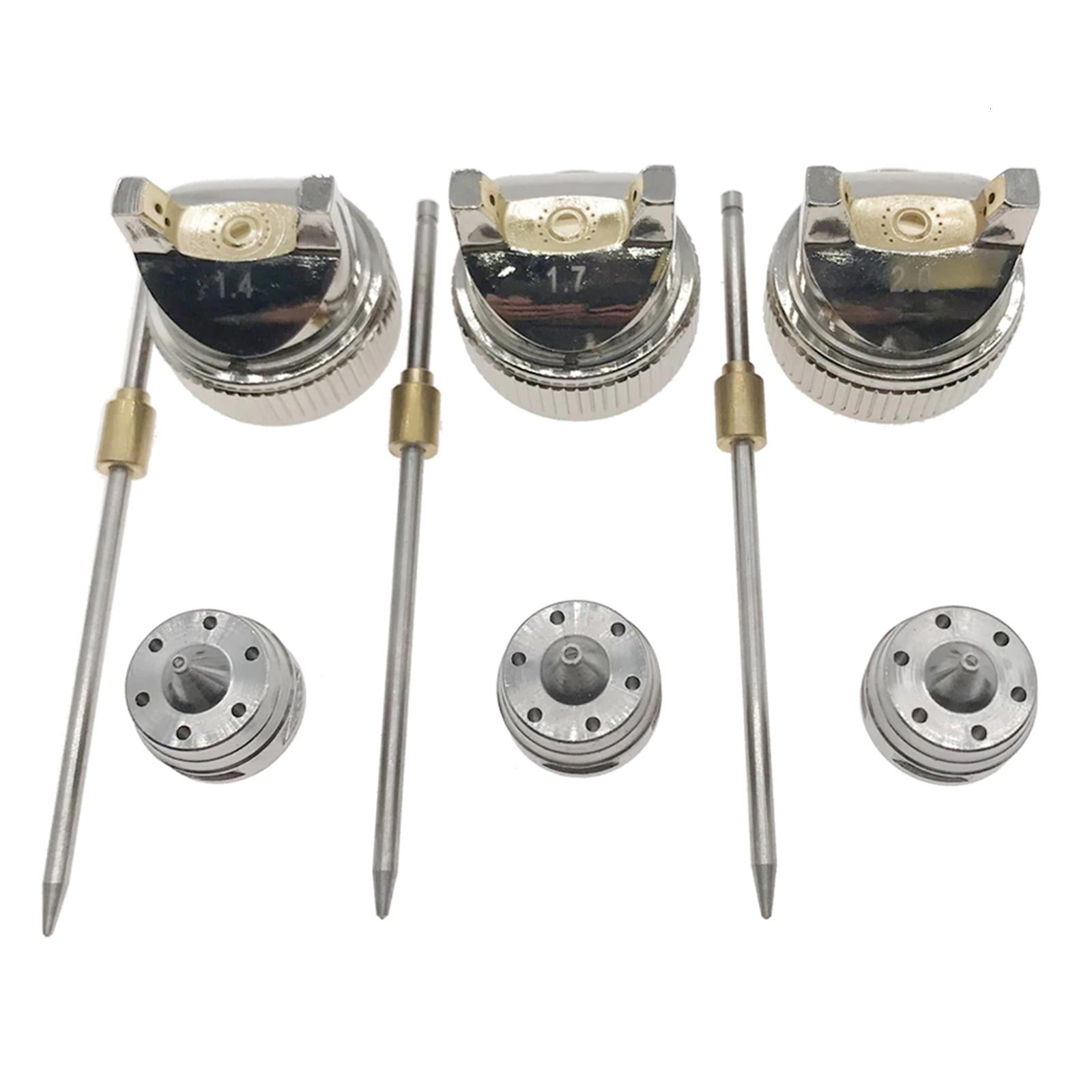 Lerpwige 1.4 mm/1.7mm/2.0mm Needle Nozzle Set Kit Paint Tool Car Paint ...