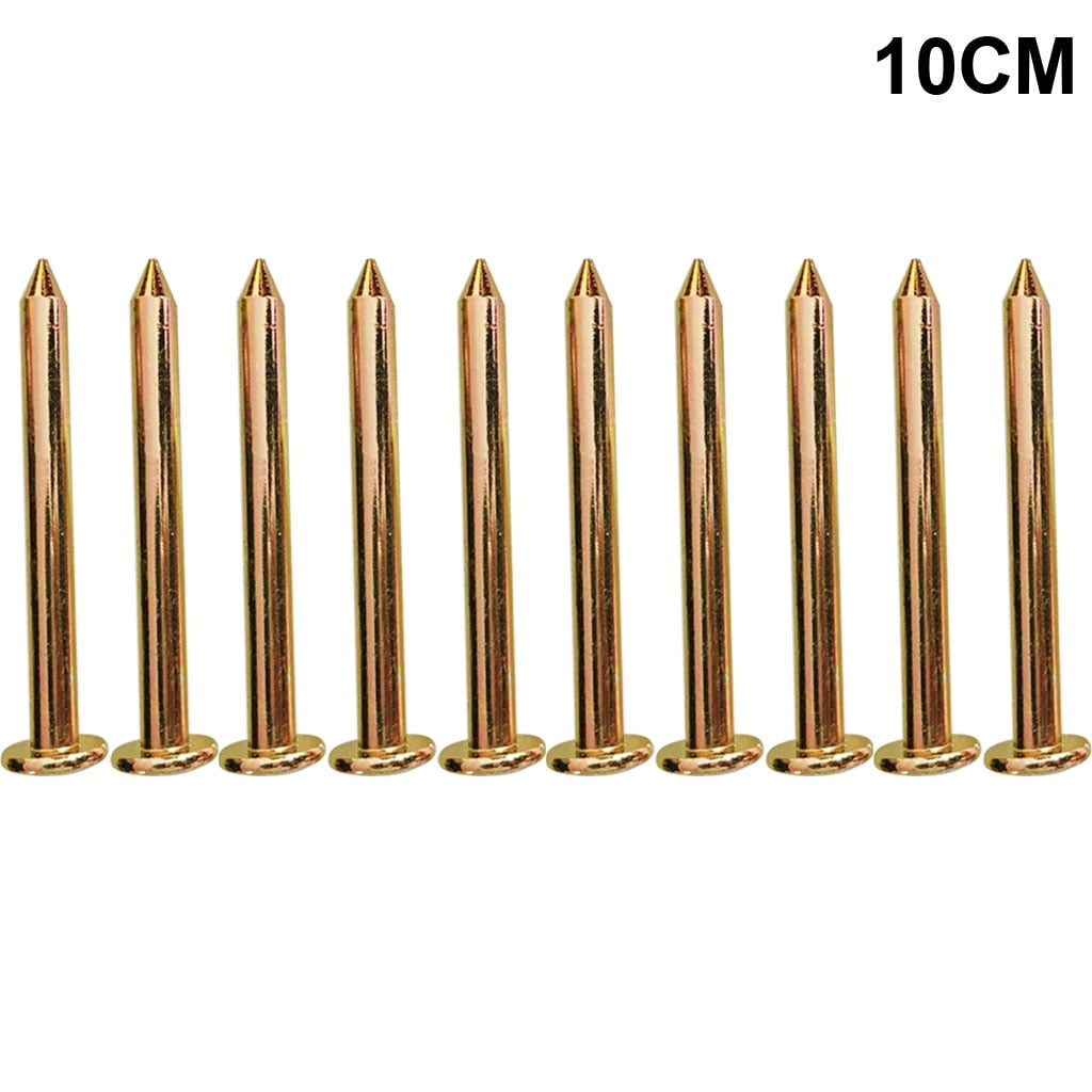 Lerpwige 10 Pcs Surveying Steel Nails Metal Survey Markers 3/5/7/8/10cm ...