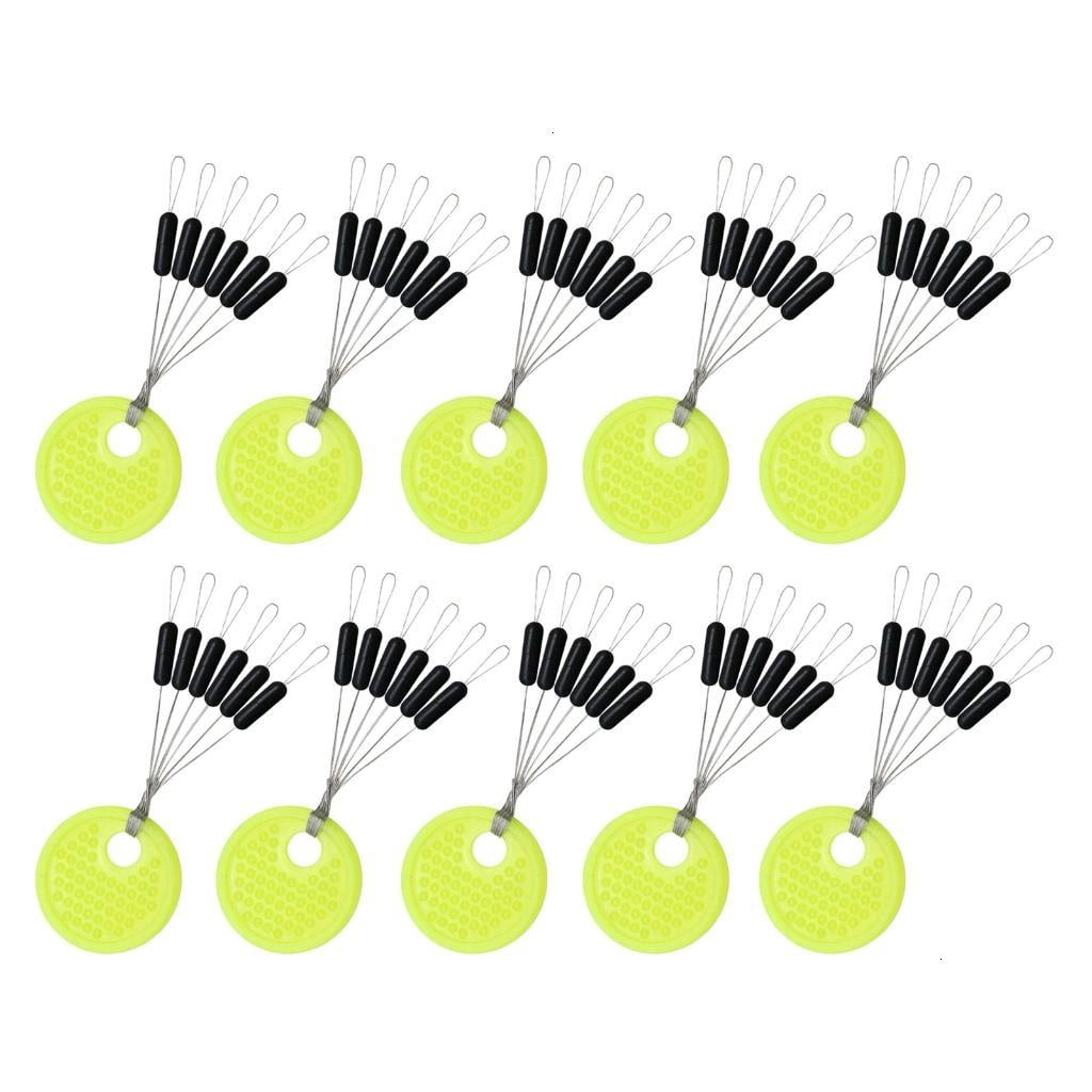 Lerpwige 10Grop Oval/Cylinder Fishing Float Bobber Stopper Float ...