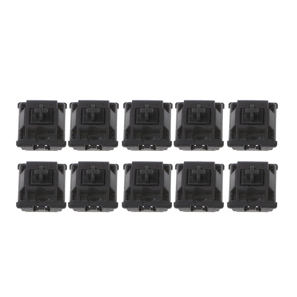 Lerpwige 10Pcs 3Pin Black Switch Cherry MX Switches for Mechanical ...