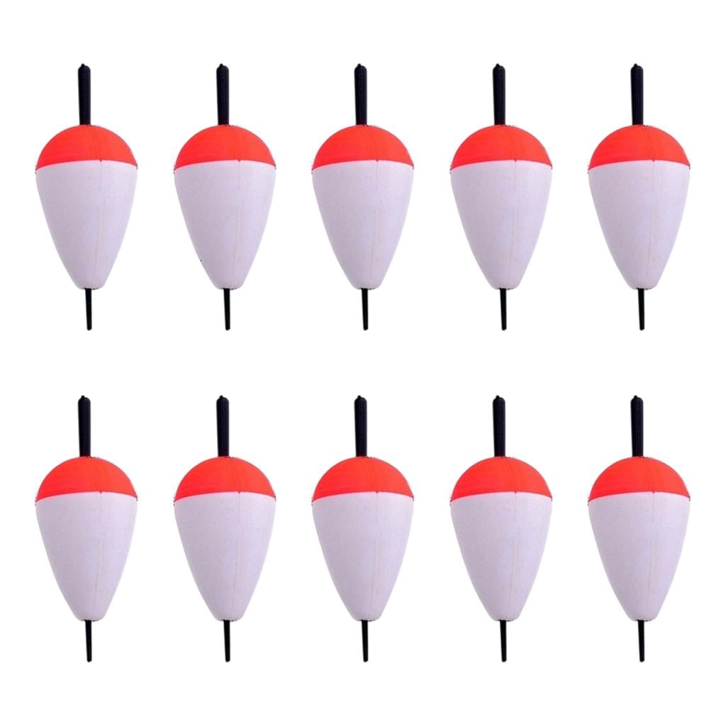 Lerpwige 10Pcs Sea Floating Buoys Fishing Stick Hard Foam Buoys Fish ...