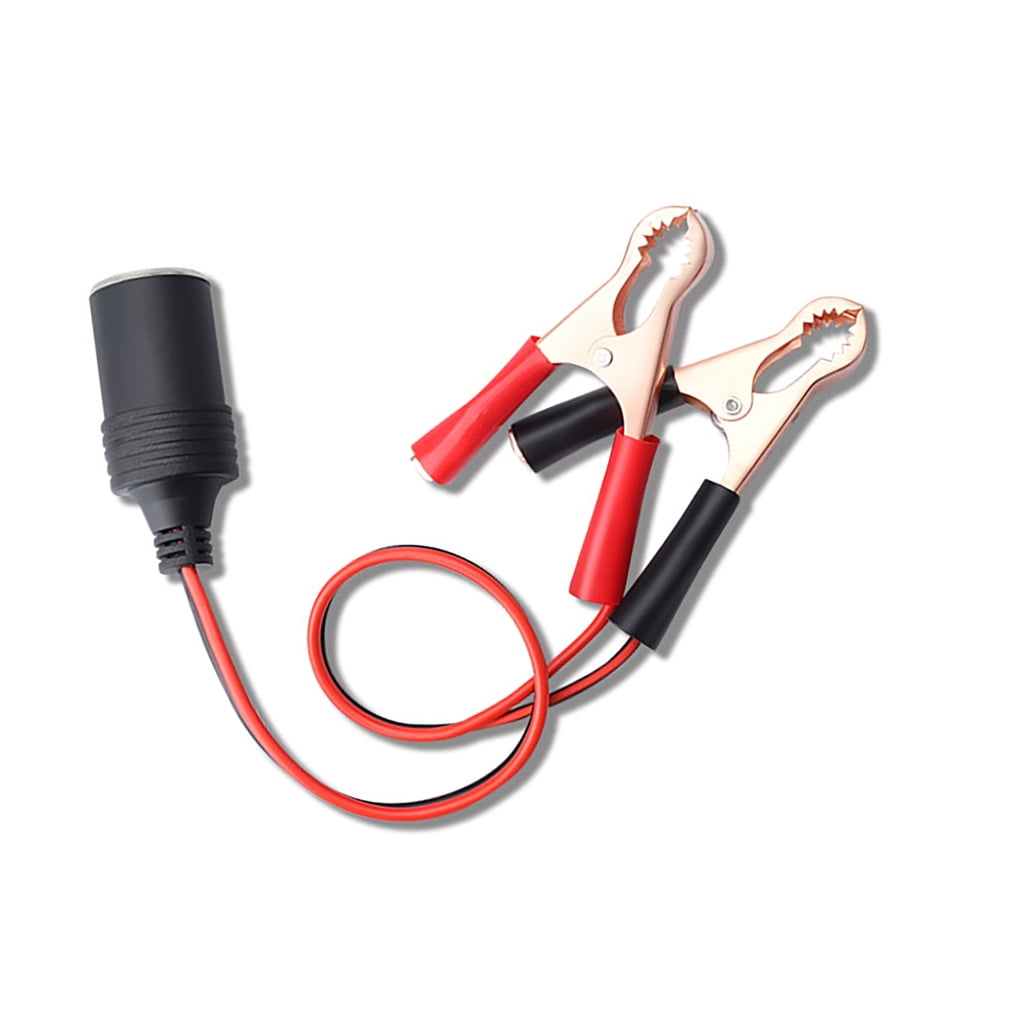 Lerpwige 12V 24V Female Car Power Socket to Battery Alligators ...