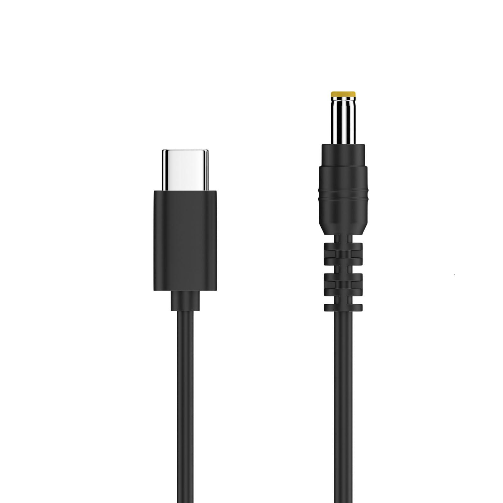Lerpwige 12V UsbC to DC5.5x2.5mm 3.5x1.35mm Charging Cable Power Cord ...