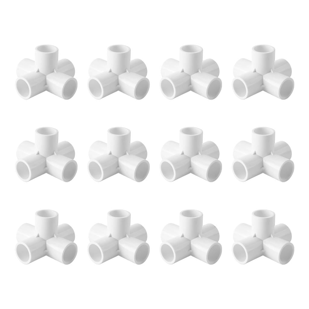 Lerpwige 12pack Heavy Type 90 Degrees Elbows Fittings Right Angles Tees ...