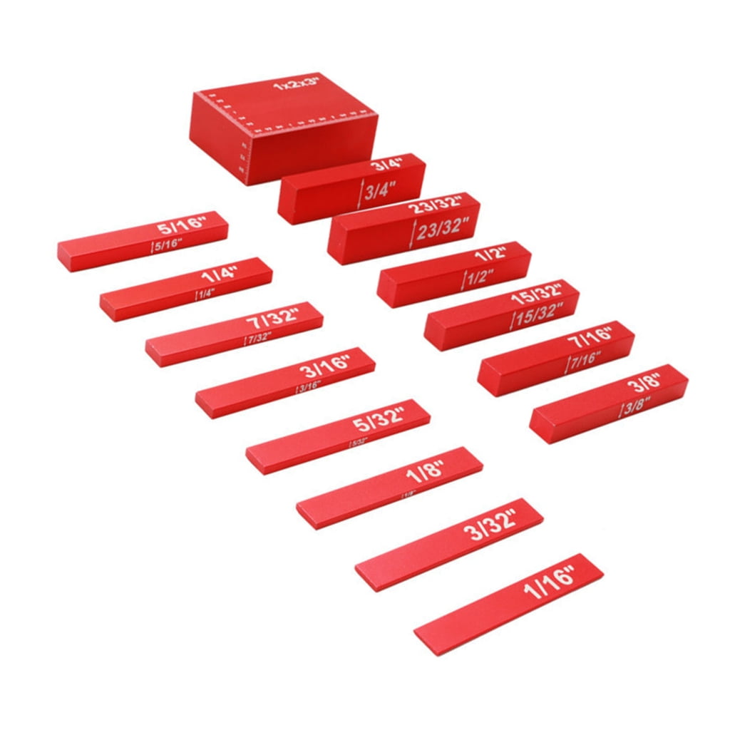 Lerpwige 15Pcs Woodworking Router Tool Setup Blocks Accessory ...