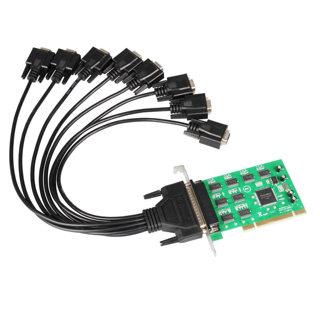 Lerpwige 1set Stable and Reliable RS232 Card PCI to 8Port RS232Serial ...