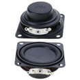 Lerpwige 2Pcs 40mm 4Ohm 5W Loudspeaker Speakers Sound Amplifier Rubber ...