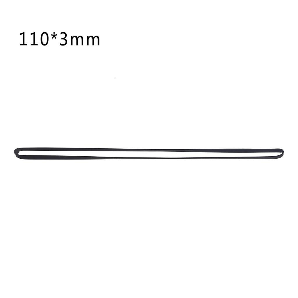 Lerpwige 3mm Wide Flat Drive Belt Turntable Rubber Belt for LP Vinyl ...