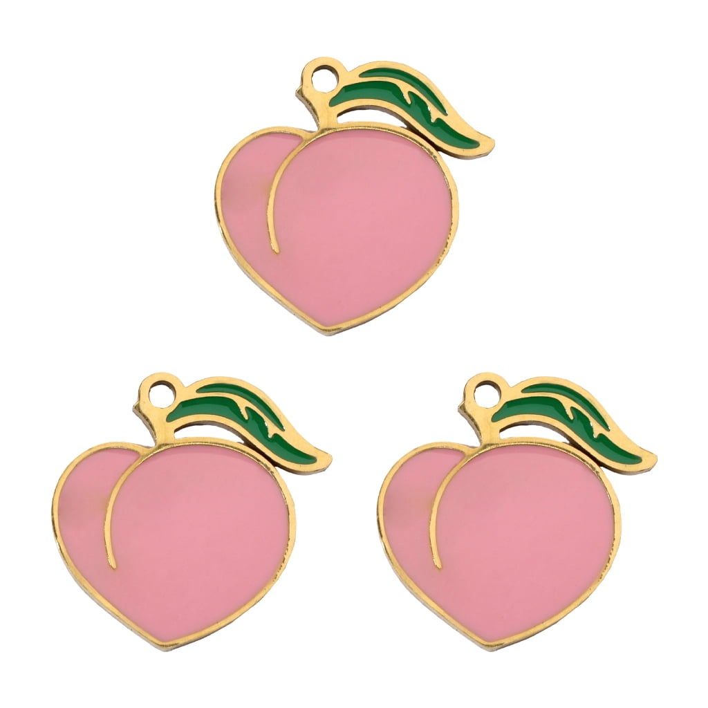Lerpwige 3pcs Elegant Enamel Fruit Charm for DIY Jewelry Crafting in ...