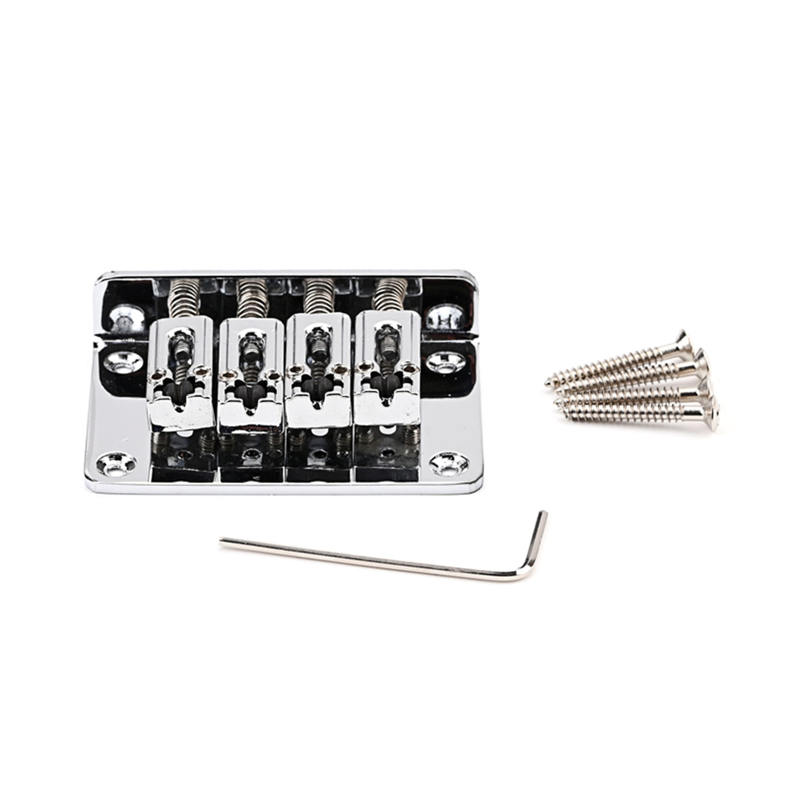 Lerpwige 4 String Fixed Hardtail Bridge Electric Guitar Bridge with ...
