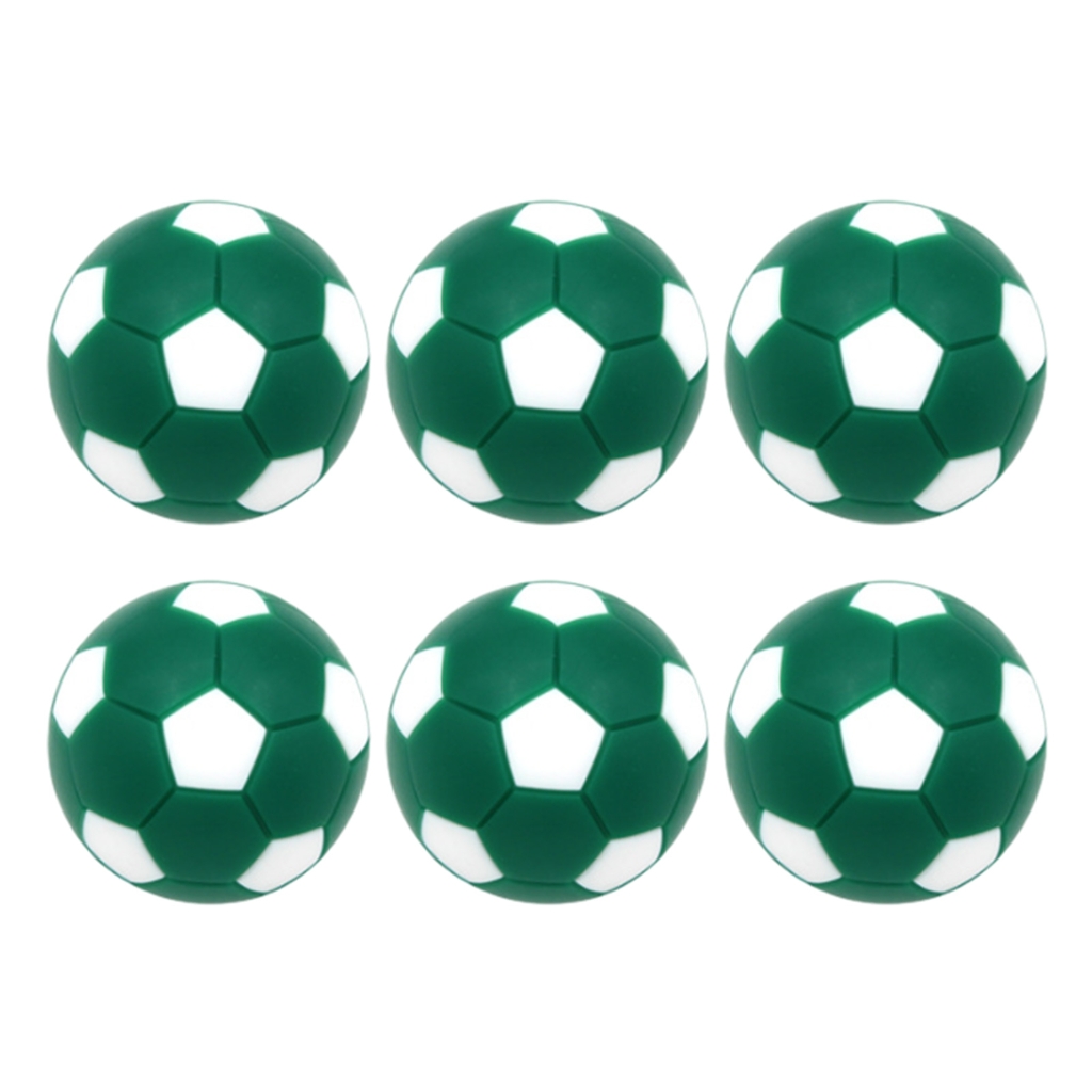 Lerpwige 6Pcs Foosball Table Ball Durable Tabletop Game Mini Football ...
