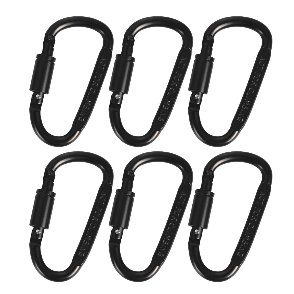 Lerpwige 6lots Alloys Tactically Caribiner Hook Karabiners Keychains ...
