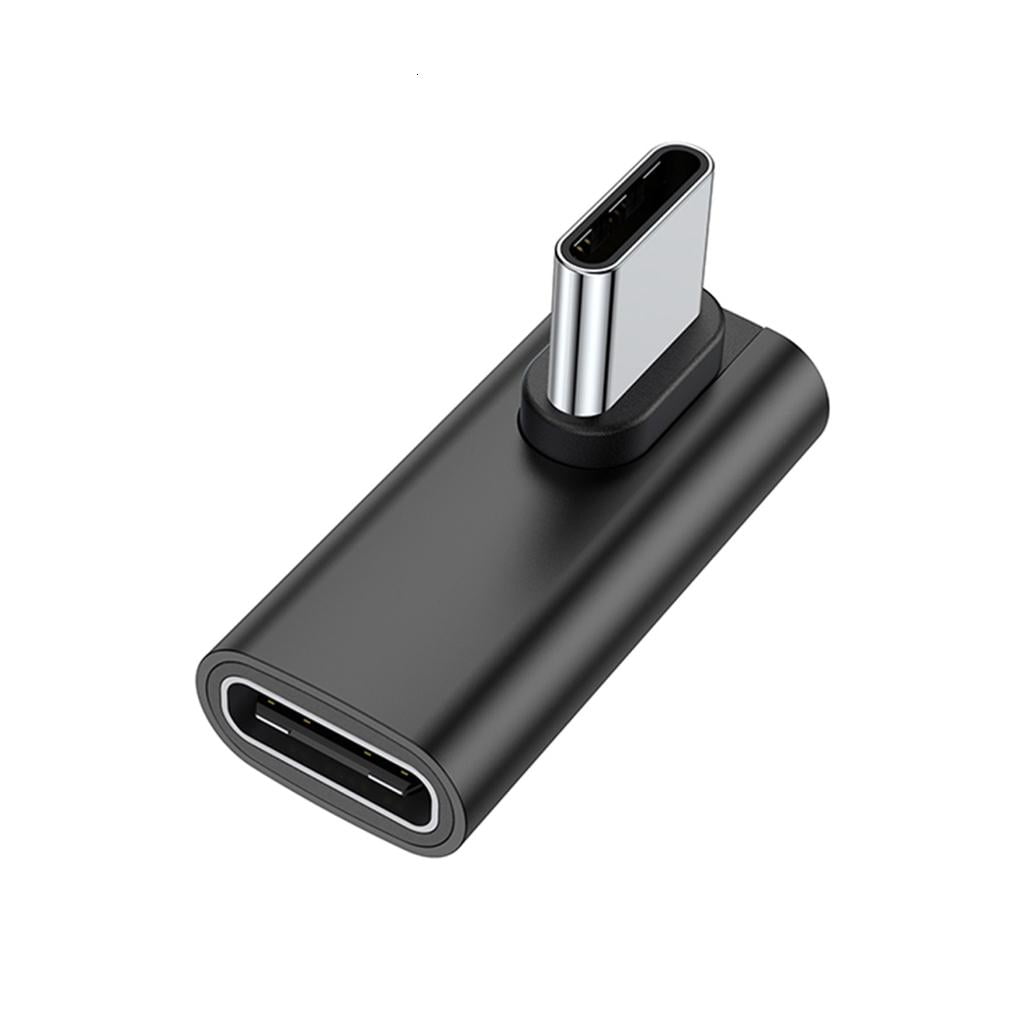 Lerpwige 90 Degree USB C Female to USB C Male Extender Converter Extend ...