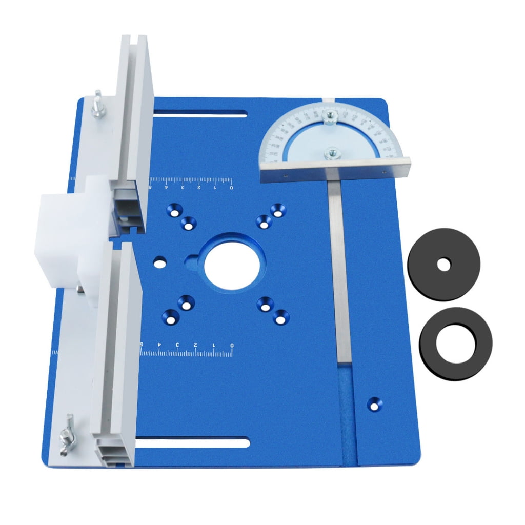 Lerpwige Aluminium Router Table Insert Plate Metal Router Table for ...