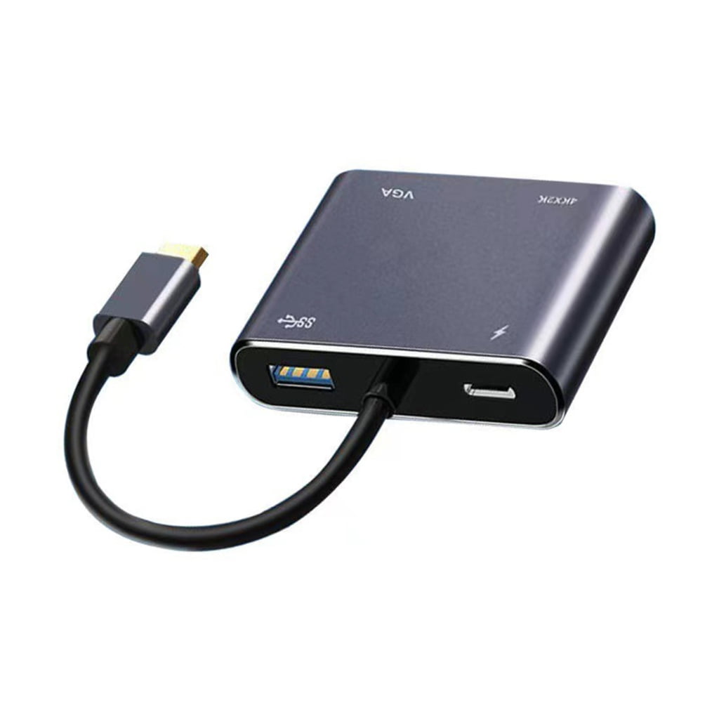 Lerpwige Aluminum Shell USB C Hub with 87W PD 1080P USB3.0 Port USB C ...