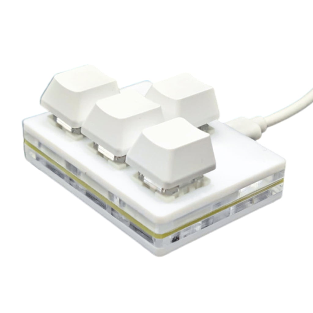 Lerpwige Arrows Key Keyboard 4-Key WASD Programmable Keypad One Handed ...