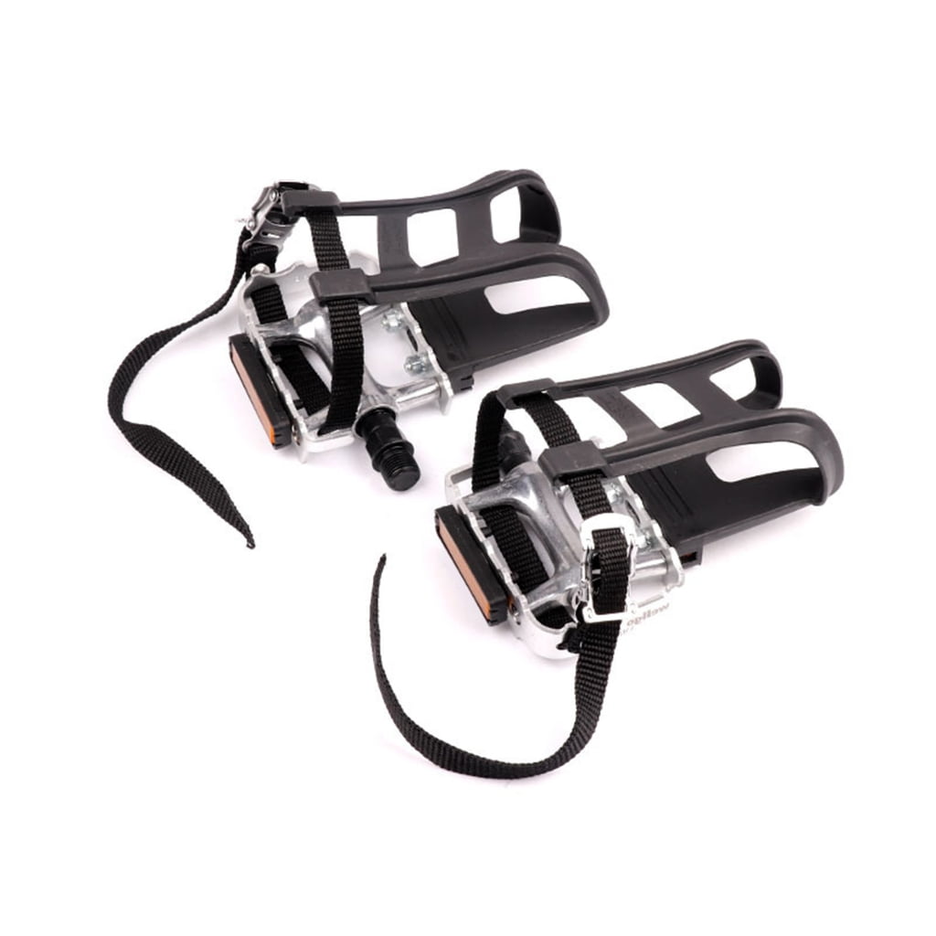 Lerpwige Bicycles Pedals Toe Clip Cage Spin Pedals with Toe Clip and ...