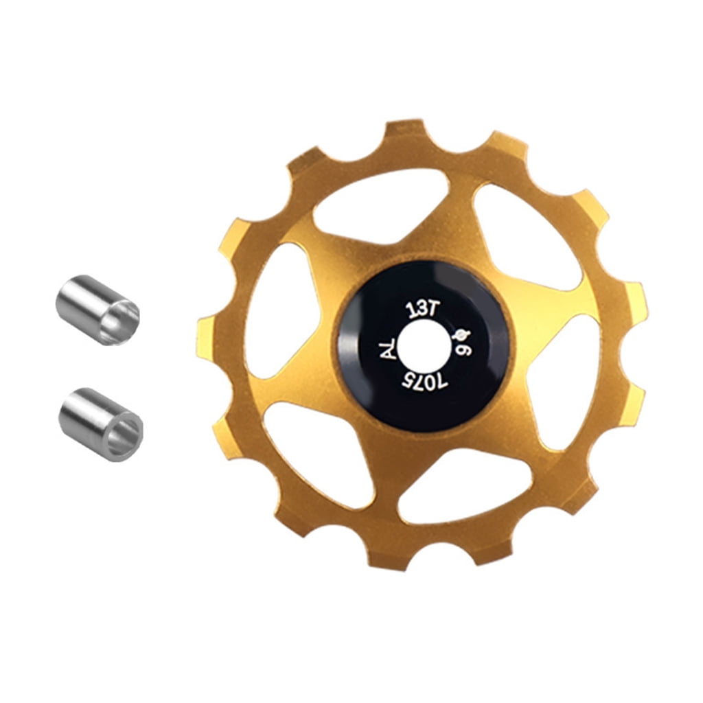 Lerpwige Bike Rear Derailleurs Jockeys Wheel 13T Steel Bearing Pulleys ...