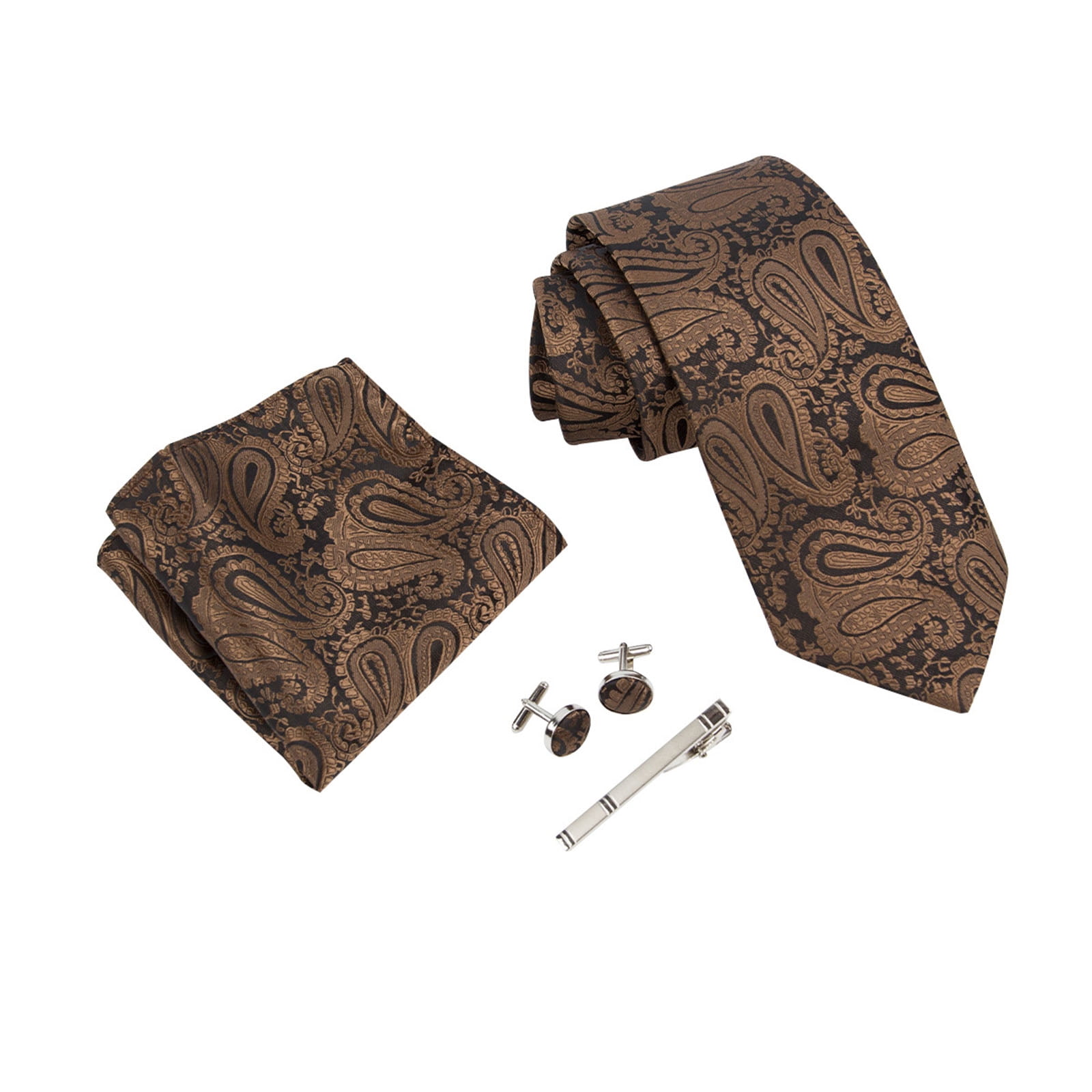 Lerpwige Business Formal Meeting Attire Tie Set with Cufflinks for ...