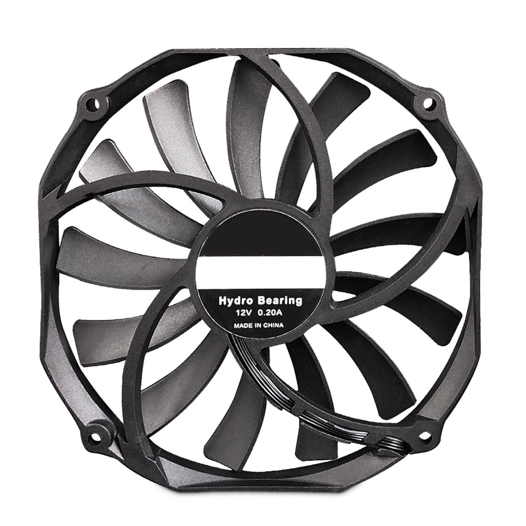 Lerpwige CPU Cooler Silent PWM Fan Radiator Cooling FanLow Profile Cooler Big Airflow Fan ...