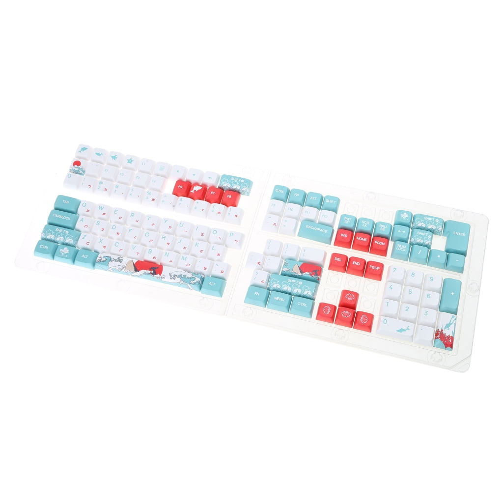 Lerpwige Coral Sea Aesthetic Keycap XDA/OEM Height, Traditional Zhuyin ...