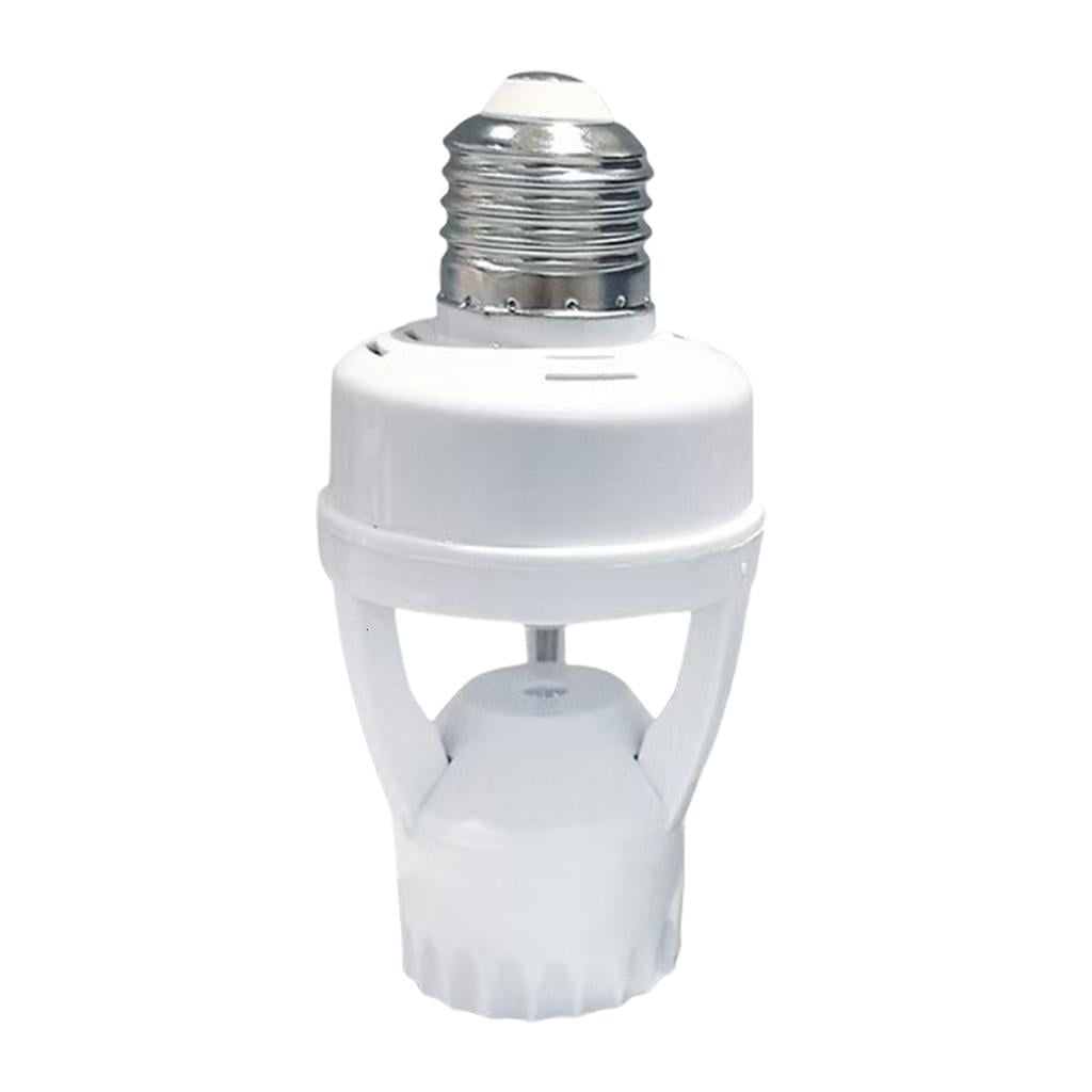 Lerpwige E27 Night Motion Sensoring Light Socket Adjustable for Indoor ...