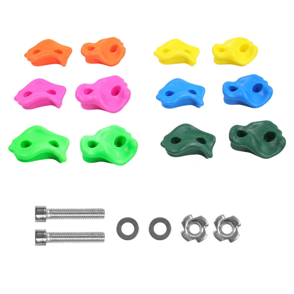 Lerpwige Easily Hold Climbing Set Rock Climbing Holds Wall Climbings Grip 10PCS/Pack - Walmart.com