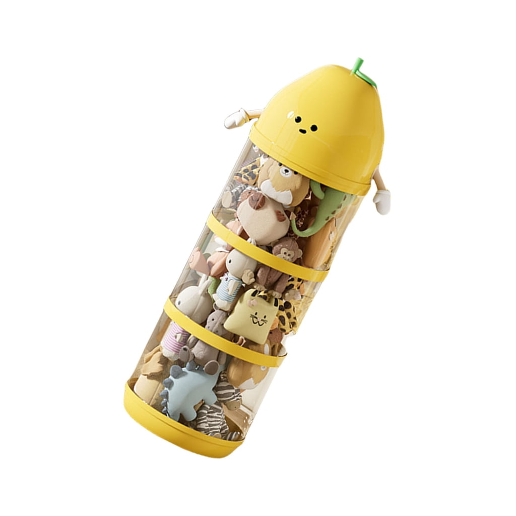 Lerpwige Easy To Use Clear Storage Tube Clear Toy Holders For Dolls And ...