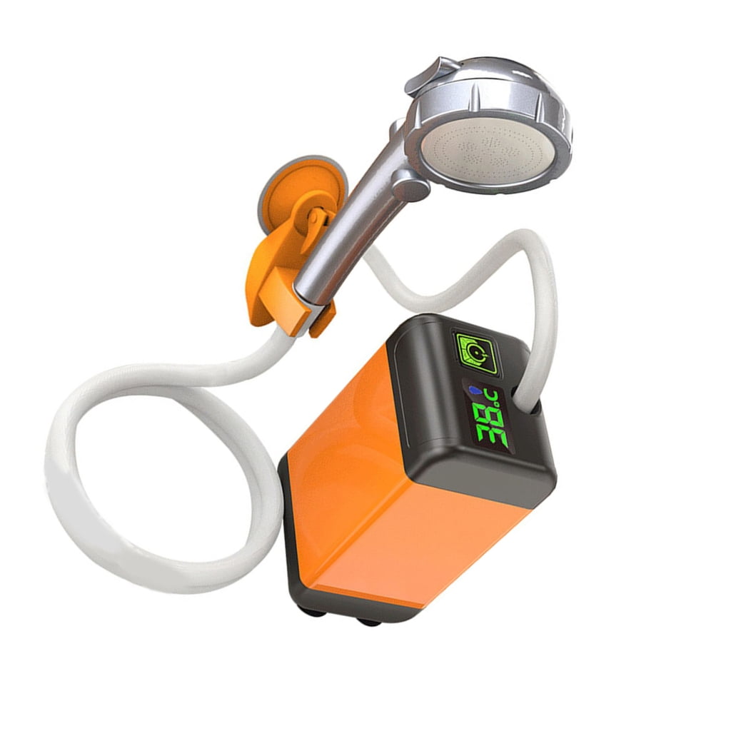 Lerpwige Electric Portable Shower for Hiking Rechargeable Camping ...