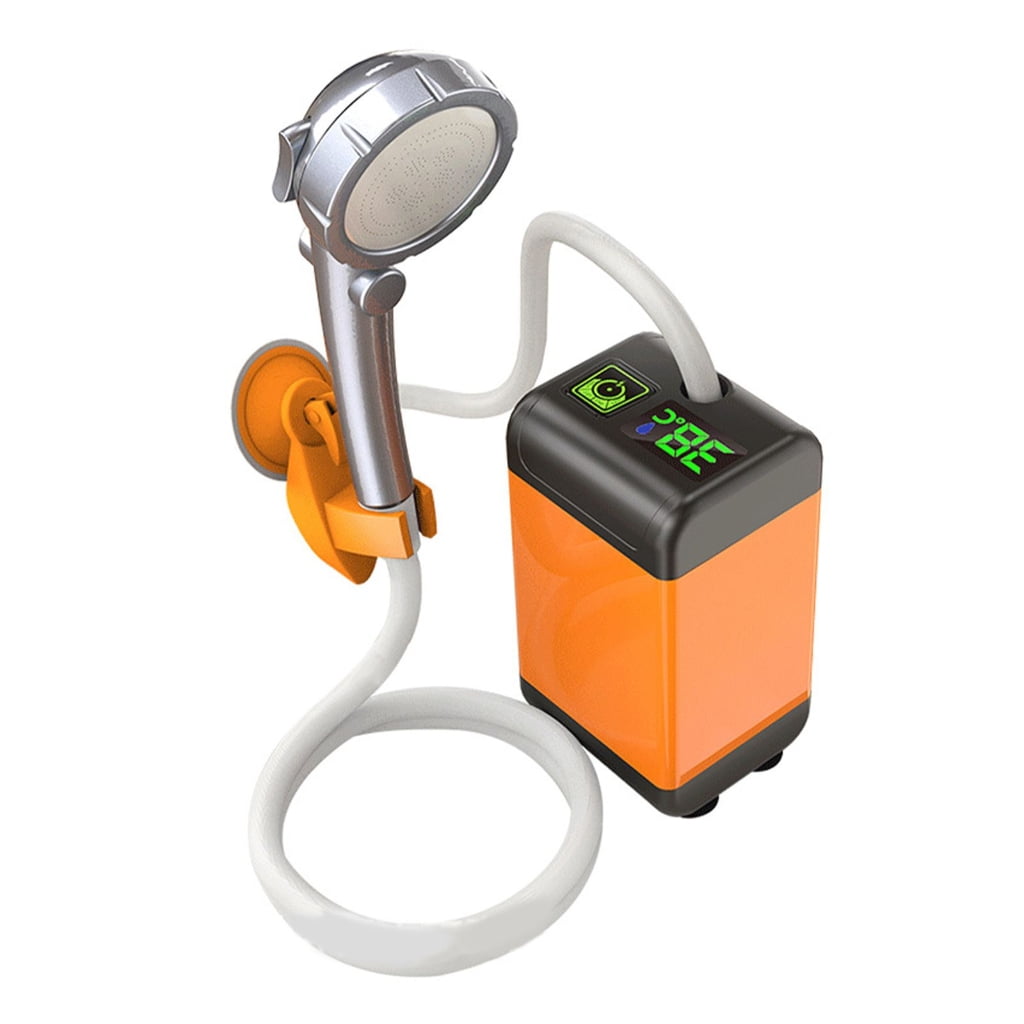 Lerpwige Electric Portable Shower for Hiking Rechargeable Camping ...