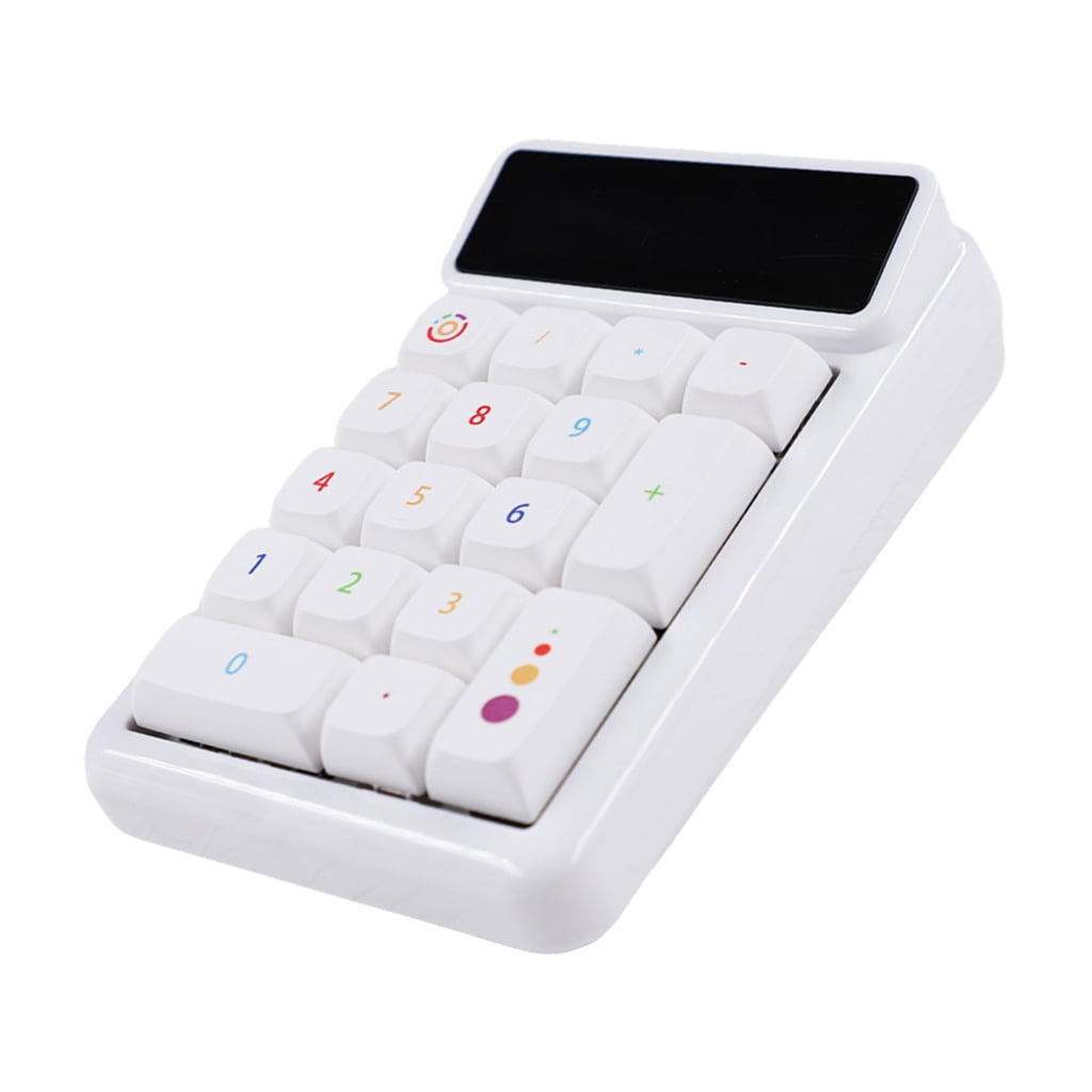 Lerpwige Ergonomic Numeric Keypad with Auto Sleep 17Keys Mechanical ...
