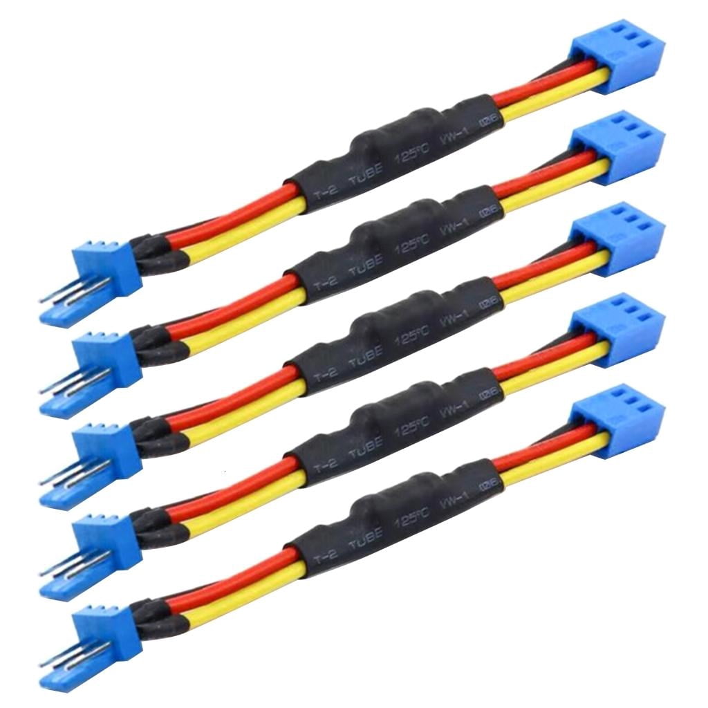 Lerpwige Fan Noise Resistor Cable Speed Reducer 3 Pin Male to Female ...