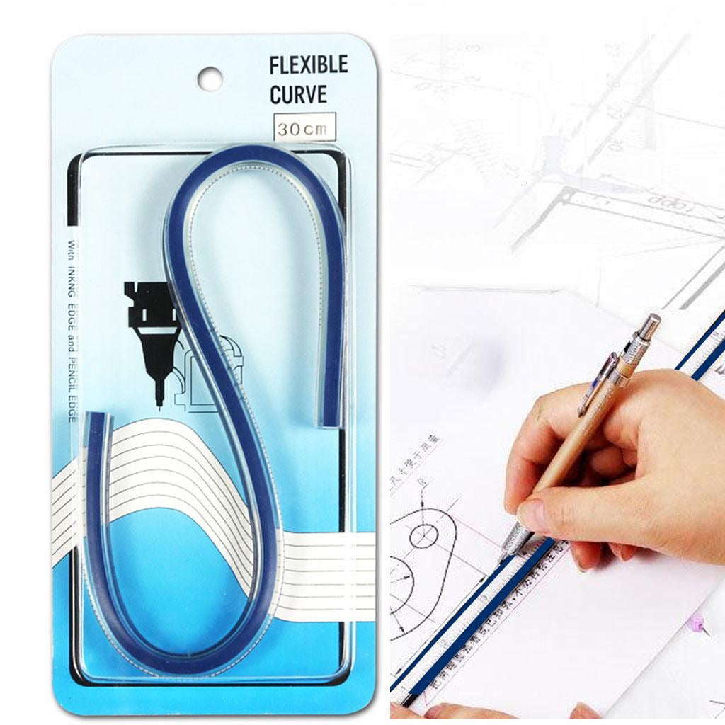 Lerpwige Flexible Curve Ruler Bendable Ruler for Engineering Design and ...