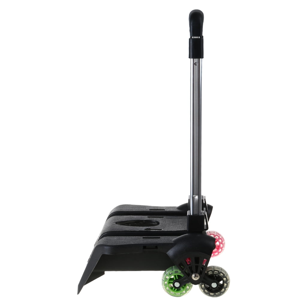 Lerpwige Foldable Pulling Rod Cart Aluminum Alloy Student Backpack Pet ...