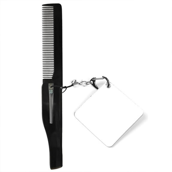 Lerpwige Folding Beard Comb with Mirror Mustache Comb Small Pocket Comb ...