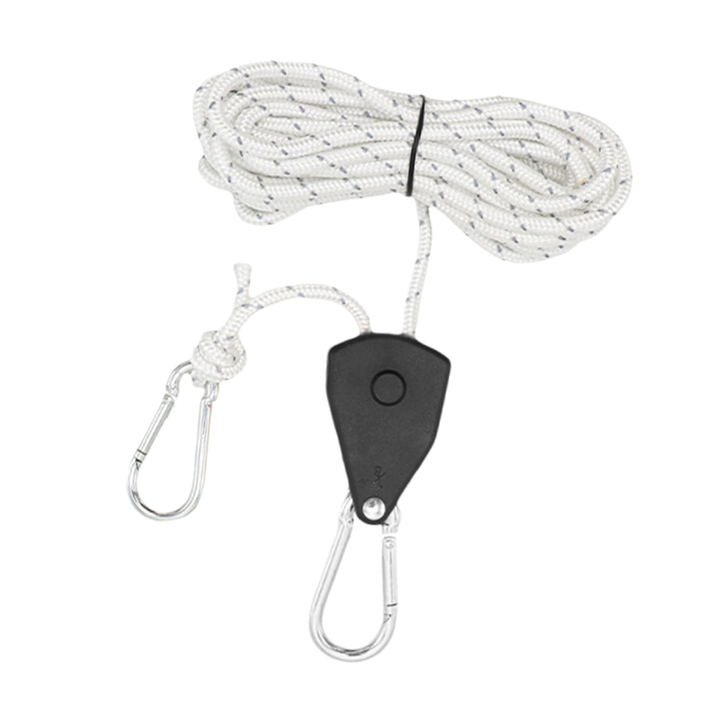 Lerpwige Heavy Rope Hanger Adjusted Internal Gear Ratchet Pulleys Rope ...