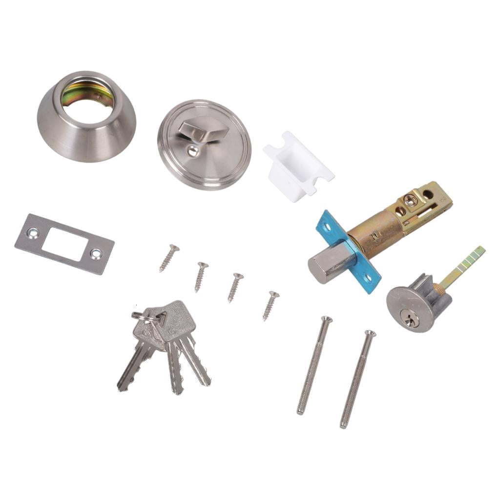 Lerpwige Invisible Door Lock Exterior Door Knobs with Lock & Keys Entry ...
