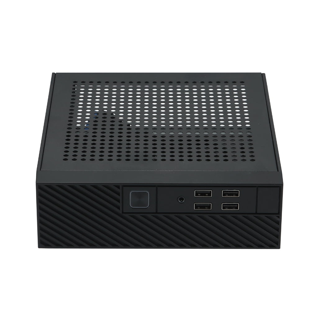 Lerpwige M10 Mini-ITX HTPC Computer Case Mini Desktop Case with 4 USB ...