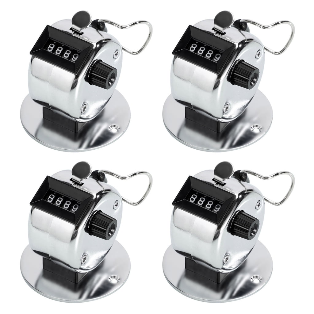 Lerpwige Metal Handheld Tally Counter 4-Digit Number Count Clickers ...