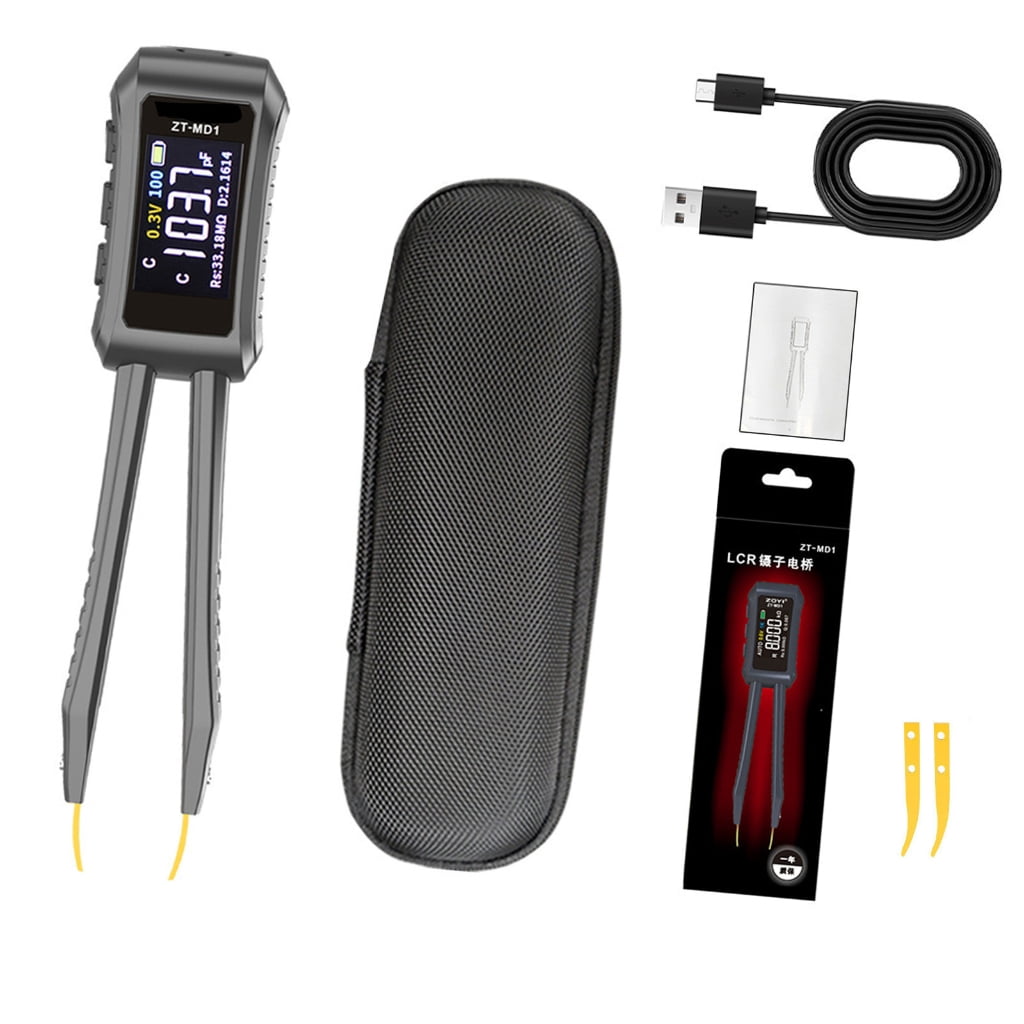 Lerpwige Meter Tweezer Digital Tweezer Resistance Capacitance ...