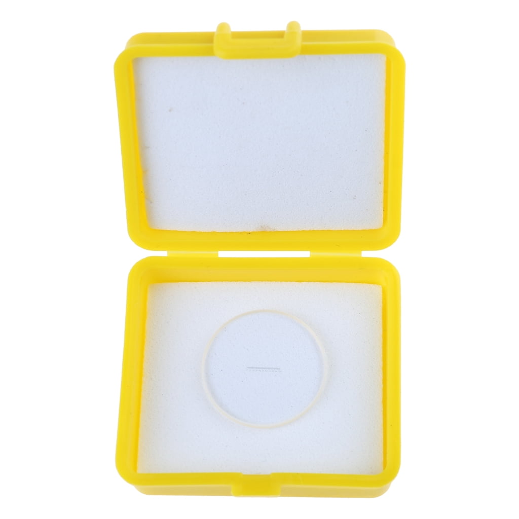 Lerpwige Microscope Calibration Slide Acrylic Microscope Ocular Reticle ...