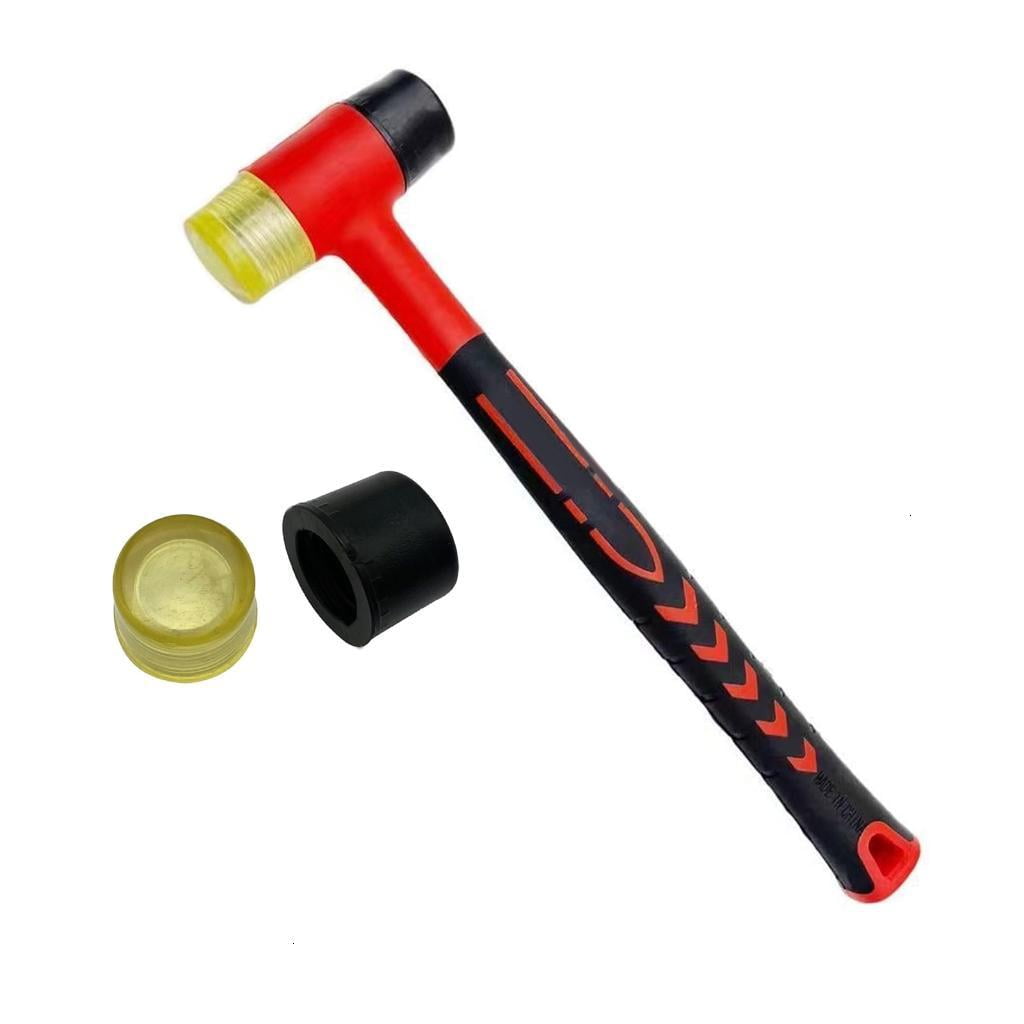 Lerpwige Multi Purpose Rubber Hammer Heavy Duty Mallet Ergonomic Handle ...