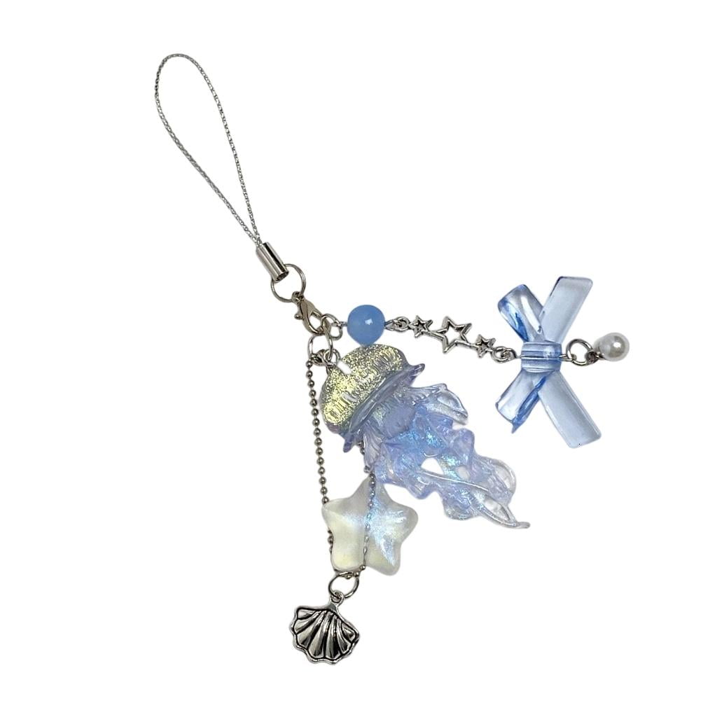 Lerpwige Ocean Theme Design Phone Charm Keyring Key Holder for Bag ...