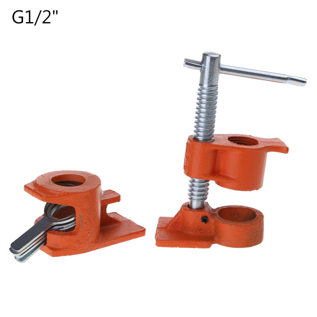 Lerpwige Pipe Clamp for Woodworking Quick Release Heavy Duty Metal Clap ...